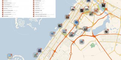 迪拜的地图-地图迪拜(阿拉伯联合酋长国)